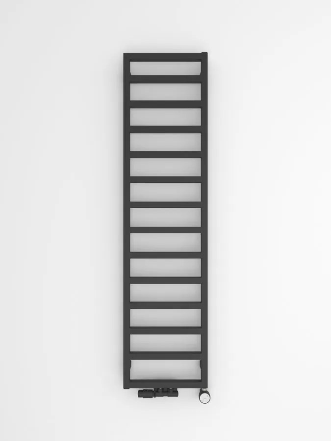 Sapho Sapho, GIANLUCA topné těleso 400x1590mm, černá mat, GL159B