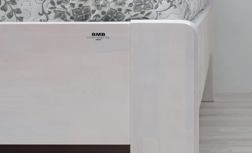 BMB Postel SOFI Lux XL Materiál: Dub Cink, Povrchová úprava: oblé rohy, Specifikace: 120x200