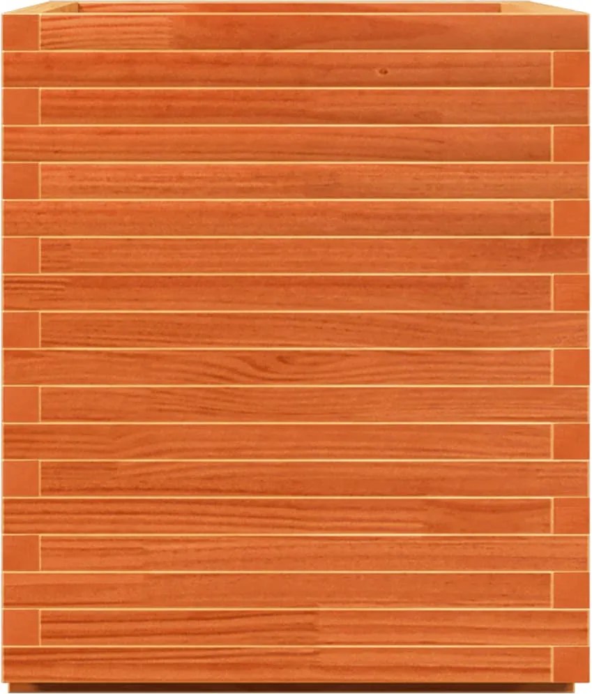 Zahradní truhlík voskově hnědý 90x60x72,5 cm masivní borovice 3282606