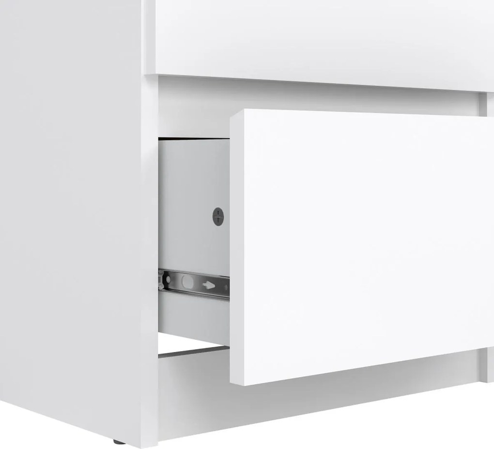 FALCO Komoda Simplicity 233 bílý lesk