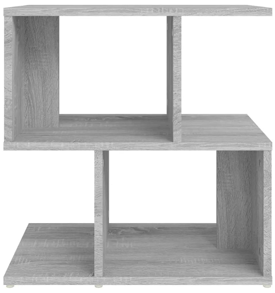 Noční stolky 2 ks šedé sonoma 50x30x51,5 cm kompozitní dřevo - Default Title