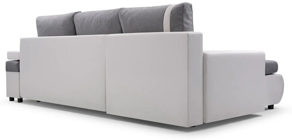 Casarredo - Komfort nábytek Rohová sedací souprava MELCHOR rozkládací s úložným prostorem, Sioux 1114/Lux 6 | Umístění rohu: roh na levé straně