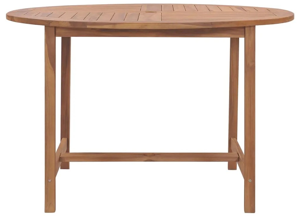 vidaXL Zahradní jídelní stůl Ø 110 x 75 cm masivní teak