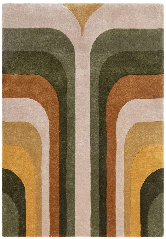 Tribeca Design Kusový koberec Inxs Retro Green Rozměry: 200x290 cm