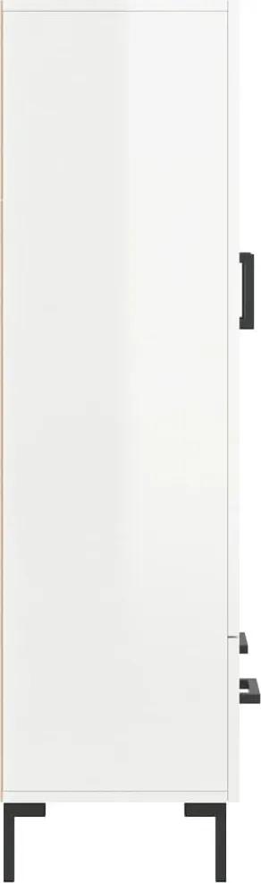 vidaXL Skříň highboard 69,5 x 31 x 115 cm kompozitní dřevo [828238] Barva: Bílá