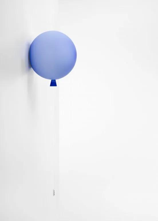 Brokis Memory skleněné nástěnné svítidlo Barva: Modrá, Velikost: Ø 300 mm, Povrch skla: Matný