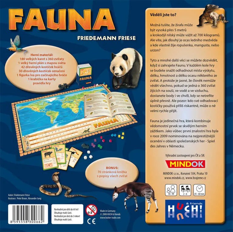 MINDOK HRA Fauna *SPOLEČENSKÉ HRY* mn066