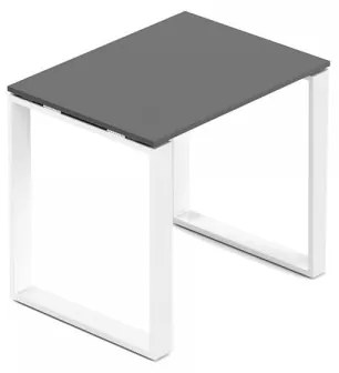 Jednací stůl Creator 80 x 60 cm, bílá podnož bílá