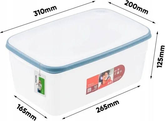 Keeeper Krabička na jídlo, box na potraviny, FRANCO, 5,4L