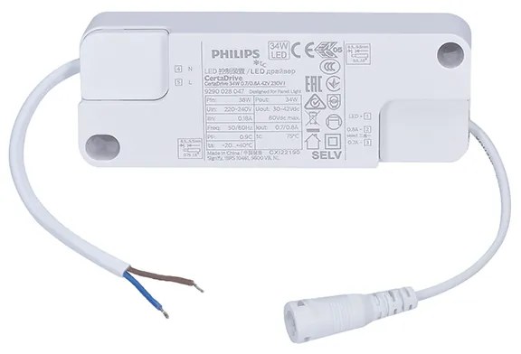 Solight LED světelný panel Backlit, 30W, 5100lm, 4000K, Philips, 60x60cm, bílá barva