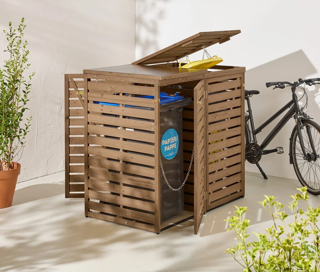 Tchibo - Box na 2 popelnice s různými možnostmi instalace, 2x 240 l