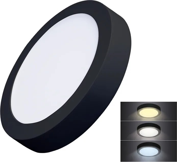LED mini panel CCT, přisazený, 18W, 1530lm