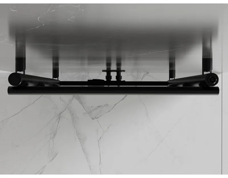 Mexen Jowisz koupelnový radiátor 1200 x 600 mm, 594 W, Černá - W107-1200-600-00-70