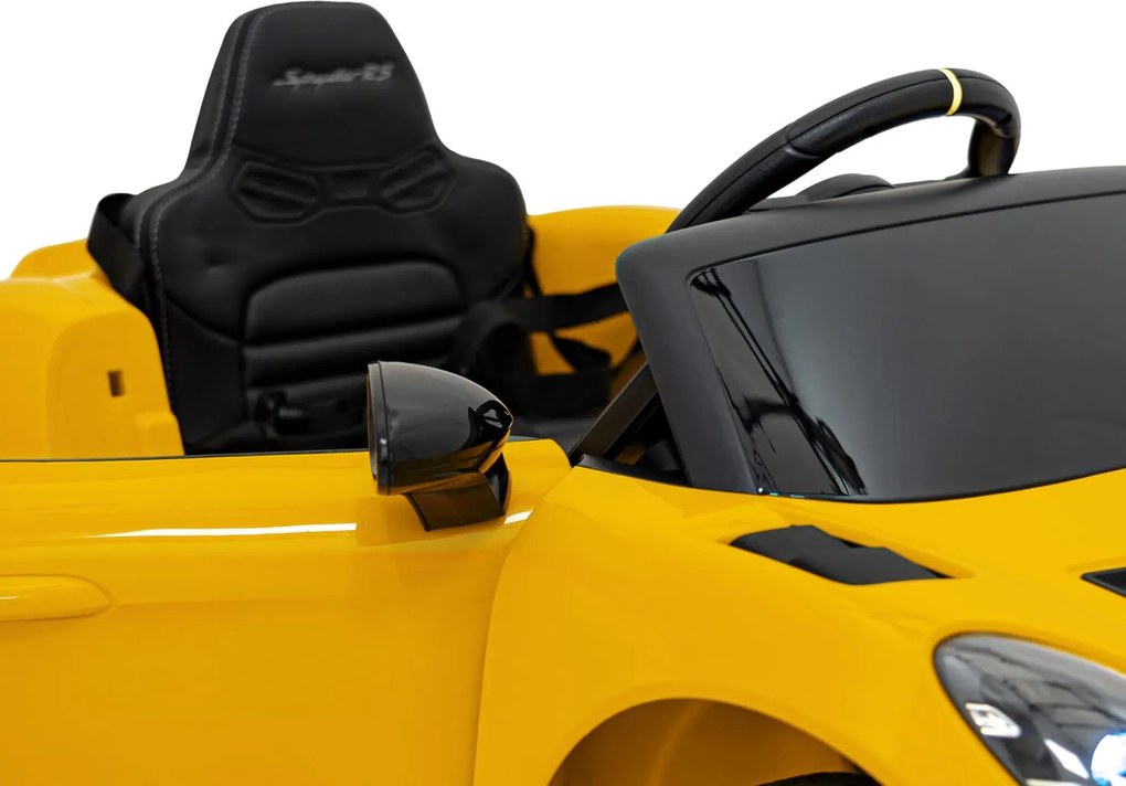 Ramiz Dětské autíčko Porsche Spyder RS 718, žlutý lak