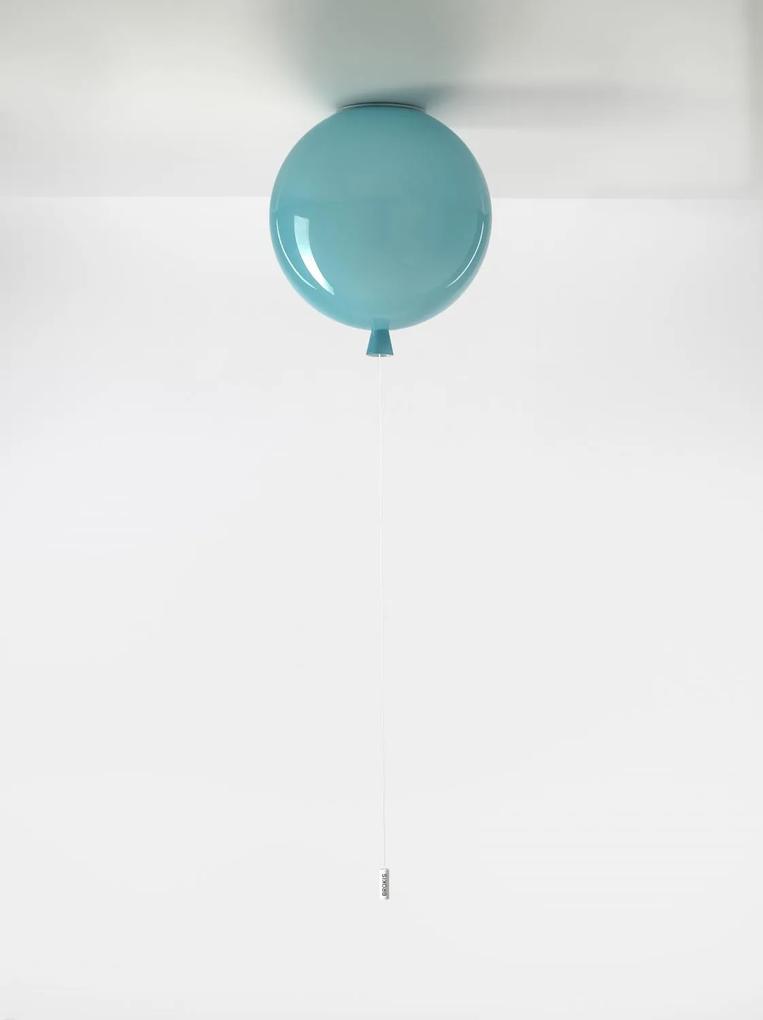 Brokis PC877 Memory, stropní svítící balonek ze tyrkysového skla, 1x15W, prům. 30cm