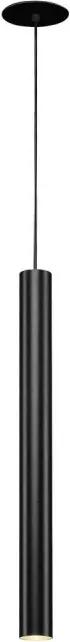 HELIA 45 závěsné svítidlo LED 3000K kulaté černé plochá rozeta 9W - BIG WHITE