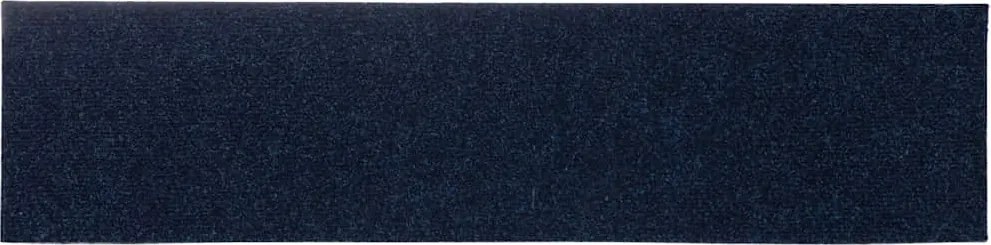 Schodové rohože samolepicí 30 ks 76 x 20 cm tmavě modré obdélníkové 3365731