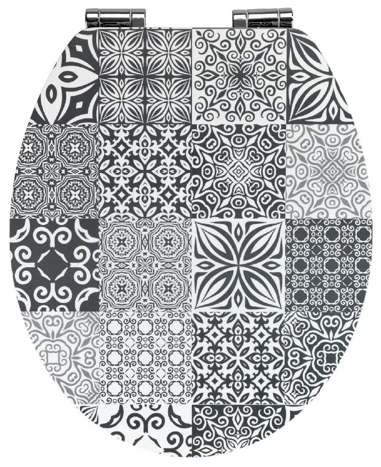 WC sedátko z dřevovláknité desky Wenko Portugal, 44 x 37,5 cm
