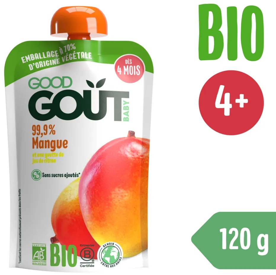 Good Gout BIO Mango 120 g