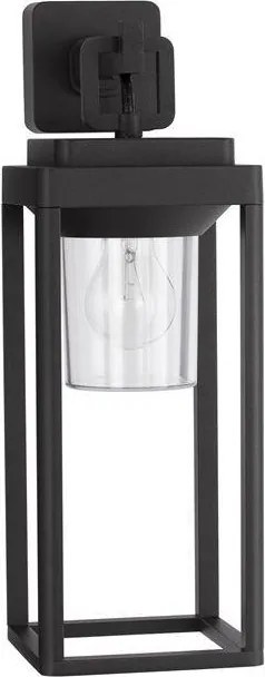 NV 9492500 Venkovní nástěnné svítidlo FIGO antracitový hliník a čirý akryl E27 1x12W 220-240V bez žárovky IP65 - NOVA LUCE