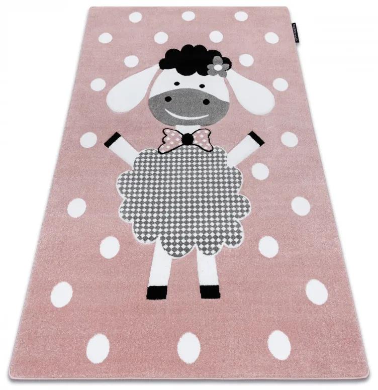 Dywany Łuszczów Dětský kusový koberec Petit Dolly sheep pink ROZMĚR: 180x270