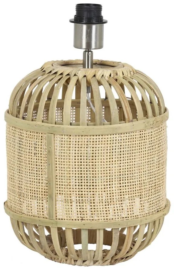 Přírodní bambusová základna k lampě Alifia s výpletem - Ø 25*30cm / E27