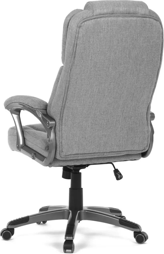 Kancelářské křeslo KA-C715 GREY2, houpací mechanismus, šedá látka (65 x 73) cm