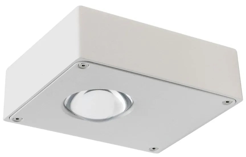 Redo Group 9569 Eris, nástěnné venkovní svítidlo s obousměrným svícením, 2x3W LED 3000K, matná bílá, výška 5,8cm