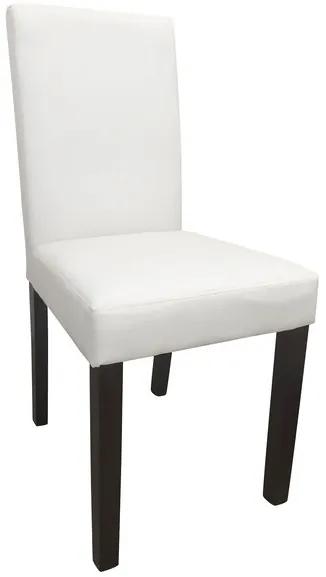 Jídelní židle Rudy, bílá ekokůže
