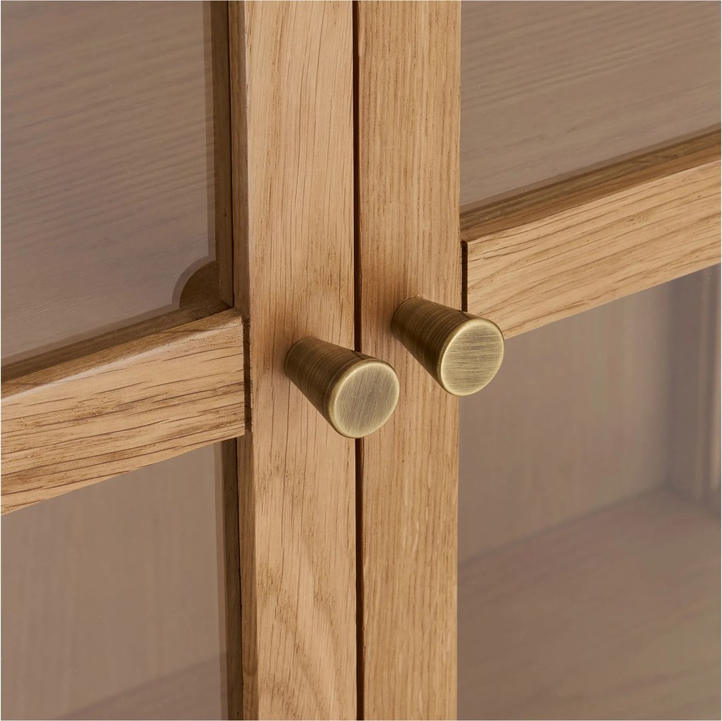 House Nordic Prosklený kabinet ZAMORA 180x90cm dub 3001502