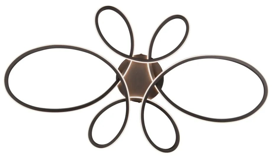 Černé LED stropní svítidlo 45.5x83 cm Fly – Trio