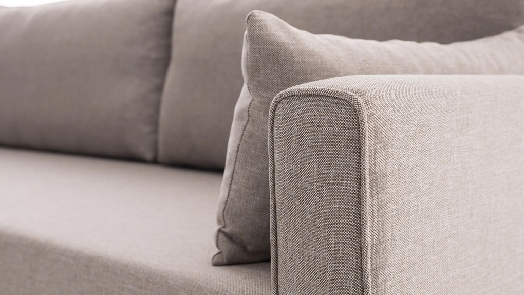 Hanah Home Designová pohovka BELLA krémová levá 275 cm 825BLC1512