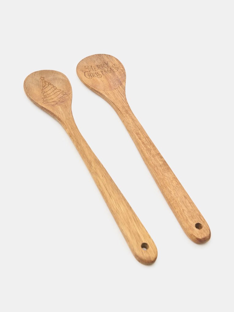 Sinsay - Dřevěné kuchyňské lžíce 2 pack - béžová