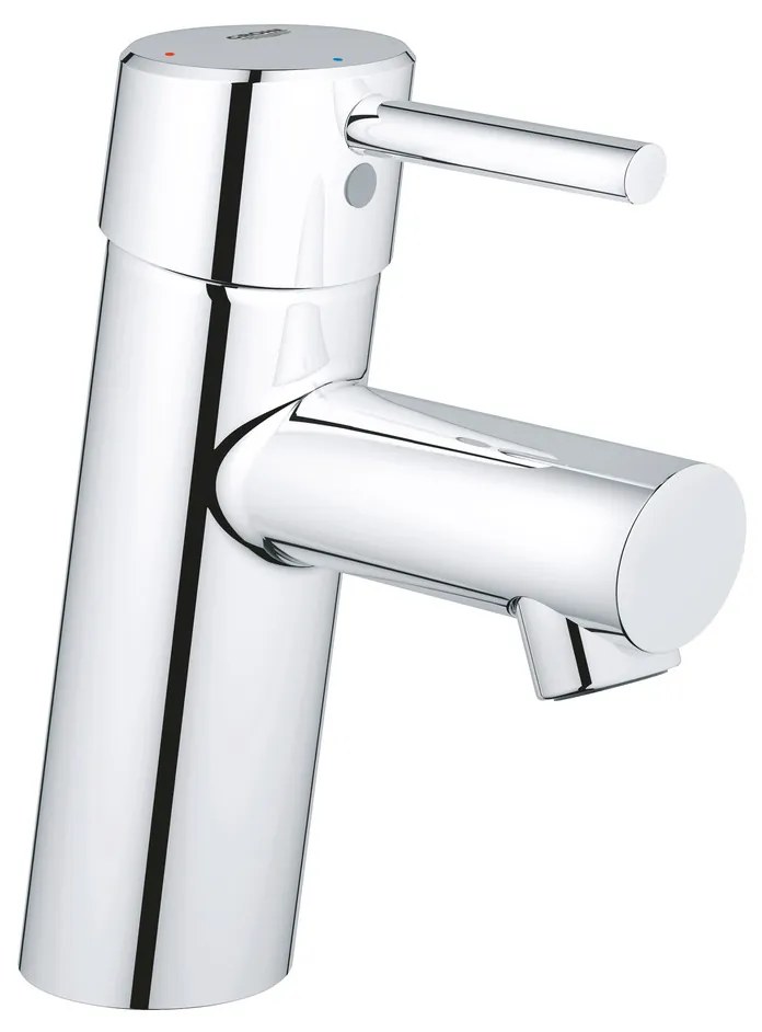 Grohe Concetto - Páková umyvadlová baterie, bez odtokové garnitury, S-Size, chrom 2338510E