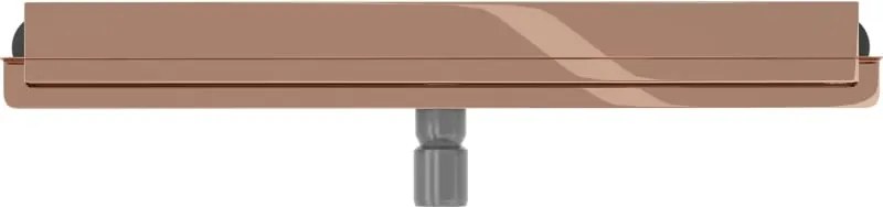 Mexen Flat Wall nástěnný lineární odtok 2v1 60 cm, růžové zlato - 1630060