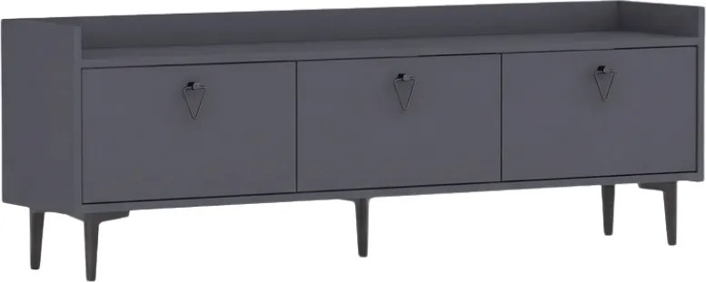 TV stolek PIENA 160 cm, antracitový