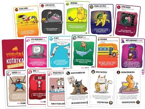 Výbušná koťátka: Desková hra