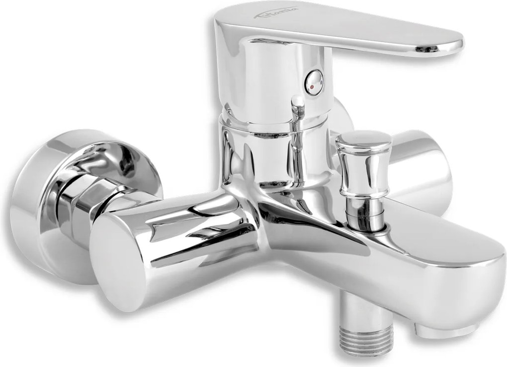 Novaservis Titania Fresh Vanová nástěnná baterie bez sprchové soupravy 100 mm, chrom, 96024/1,0