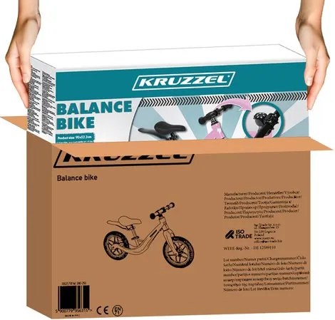 Odrážedlo Kruzzel 25767 růžové