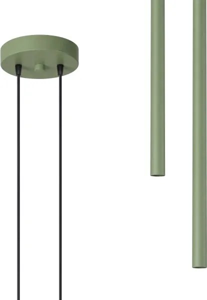 Sollux SL.2134 - Lustr na lanku PASTELO 2xG9/8W/230V zelená