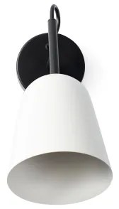 FARO 28258 - Nástěnná lampa STUDIO 1xE14/8W/230V bílá/černá