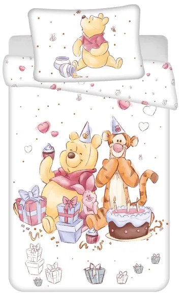 Jerry Fabrics Povlečení do postýlky WTP Birthday party baby 100x135, 40x60 cm