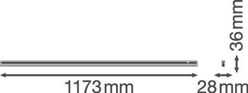 LED svítidlo LEDVANCE Linear Compact Switch 1200mm 14W/4000K neutrální bílá