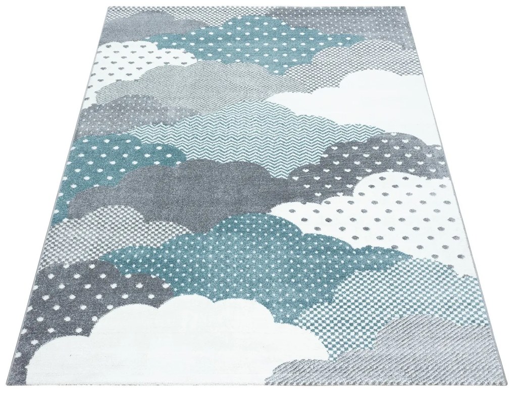 Ayyildiz Dětský kusový koberec BAMBI 0820, Modrá Rozměr koberce: 120 x 170 cm