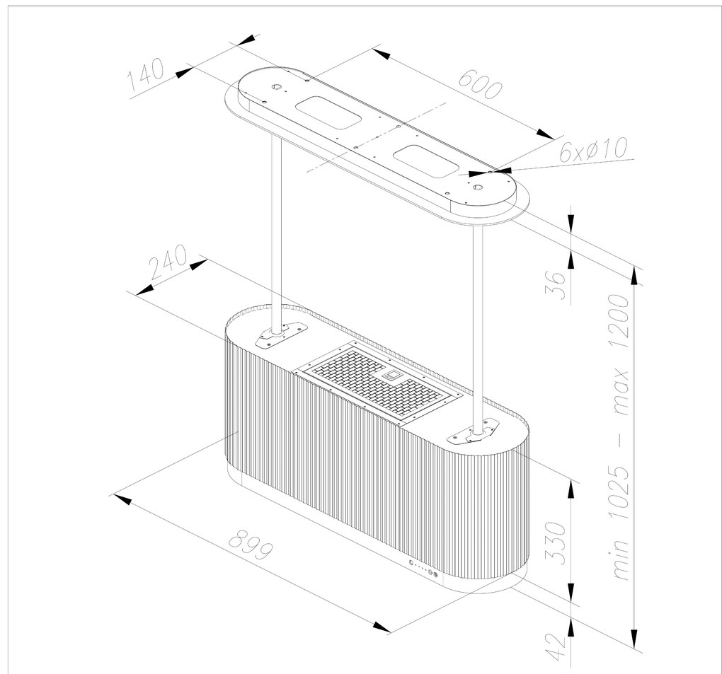 Ciarko Design Odsavač par Ciarko Design Mono W (CDW9001G)