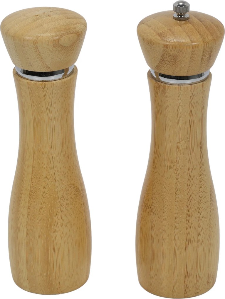 Bambusová mlýnek na sůl a pepř, 2 ks, KESPER