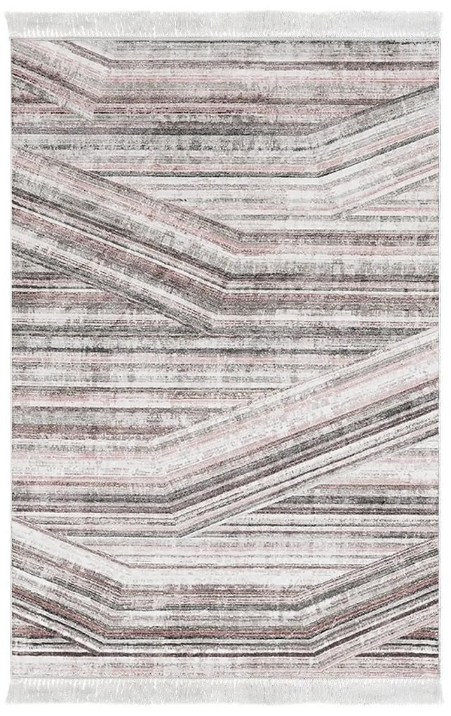 Conceptum Hypnose Kusový koberec 1252 - Anthracite, Antracitová, 80 x 120 cm