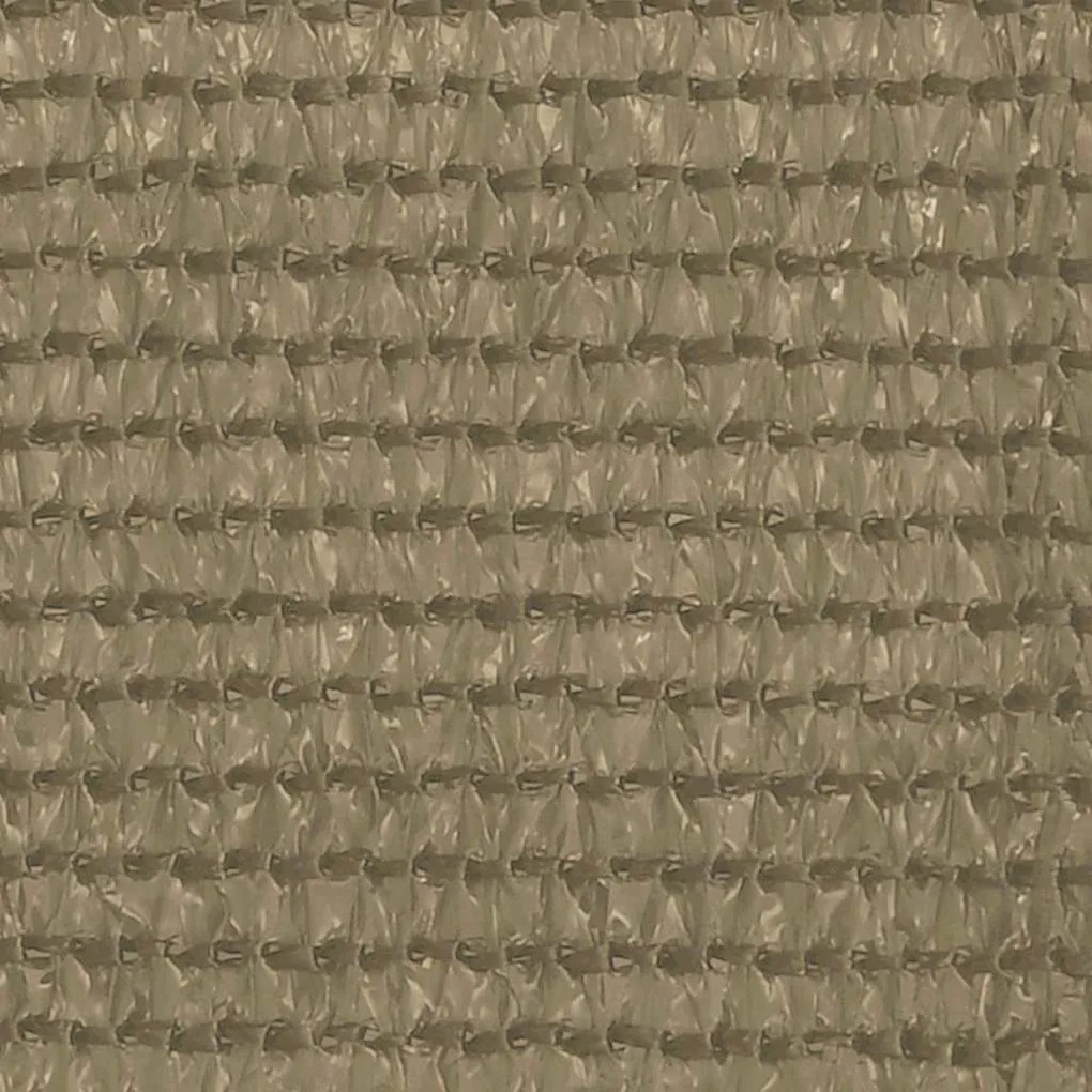Balkonová zástěna taupe 120 x 500 cm HDPE 310966