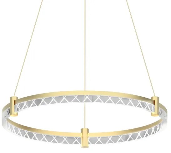 LED Lustr na lanku ELEGANCE LED/36W/230V pr. 60 cm zlatá