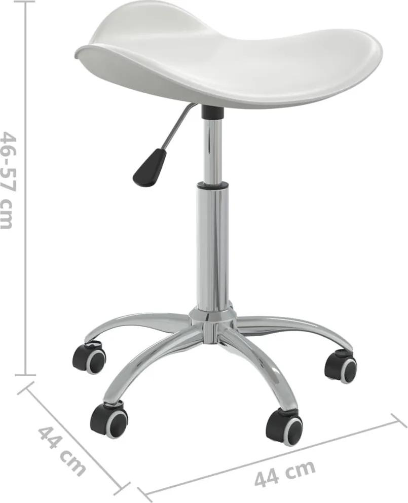 vidaXL Kancelářská židle umělá kůže [3088555] Barva: Šedá
